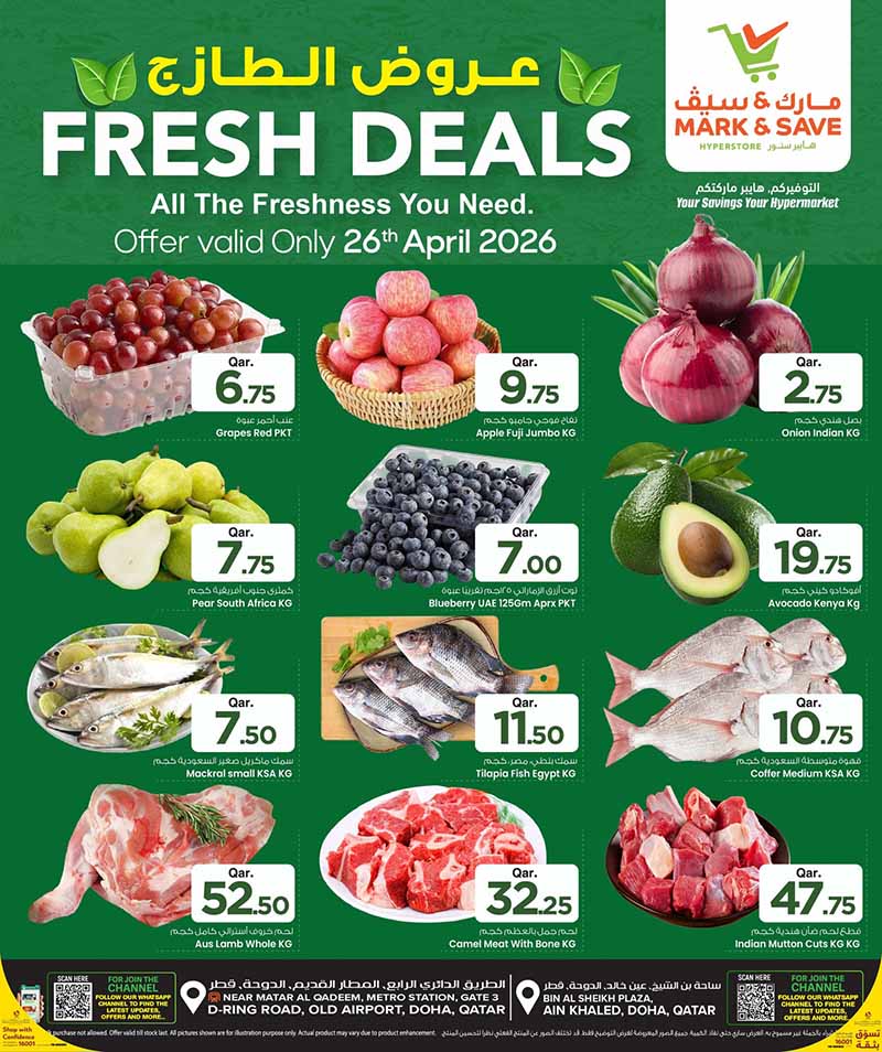 Mark & Save Hyperstore FRESH DEALS 26-04 | Qatar Offers & Weekly ...